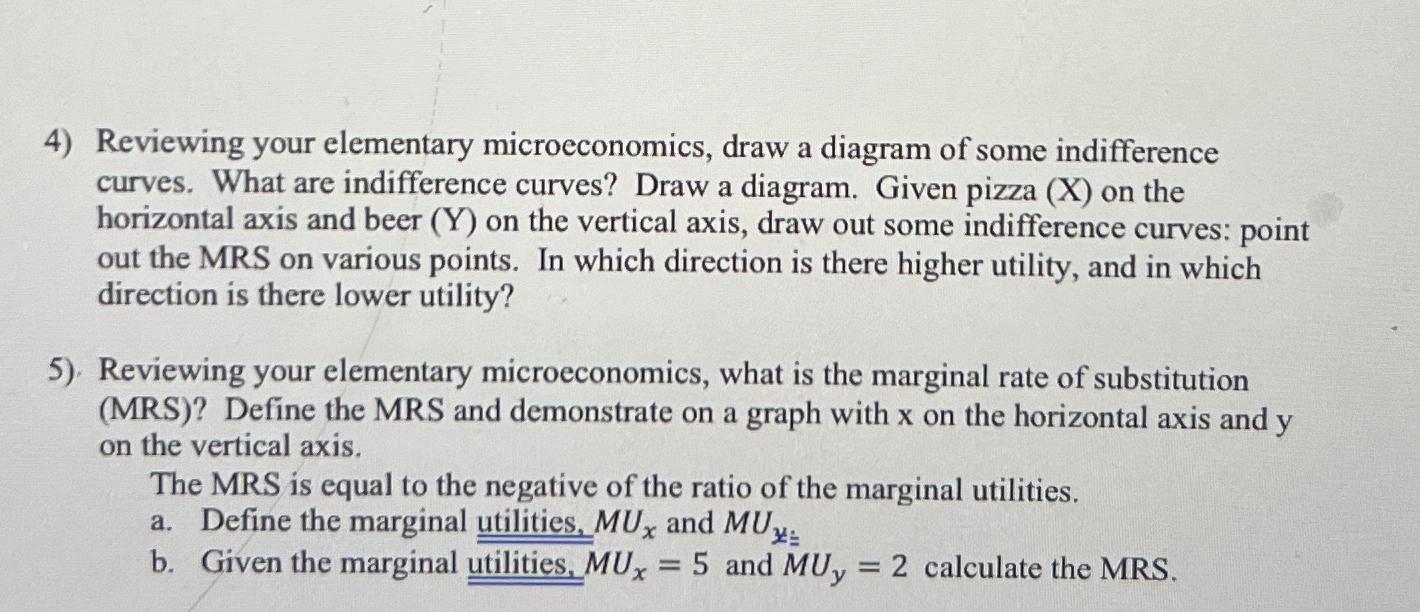 Solved Reviewing your elementary microeconomics, draw a | Chegg.com