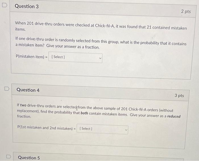 Solved When 201 drive-thru orders were checked at | Chegg.com