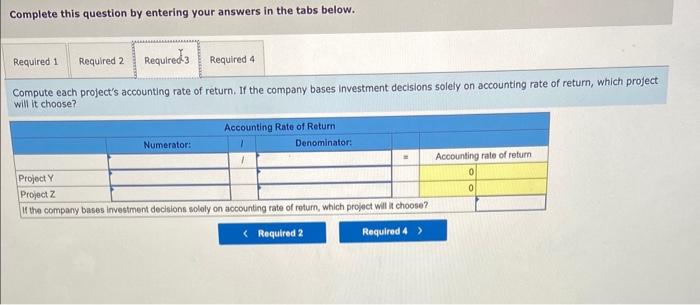 Solved Problem 11-3A (Algo) Applying payback period, | Chegg.com