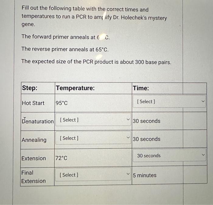Solved Fill out the following table with the correct times | Chegg.com