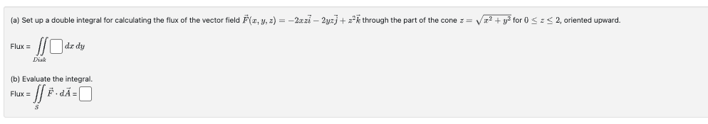 Solved (a) ﻿Set up a double integral for calculating the | Chegg.com