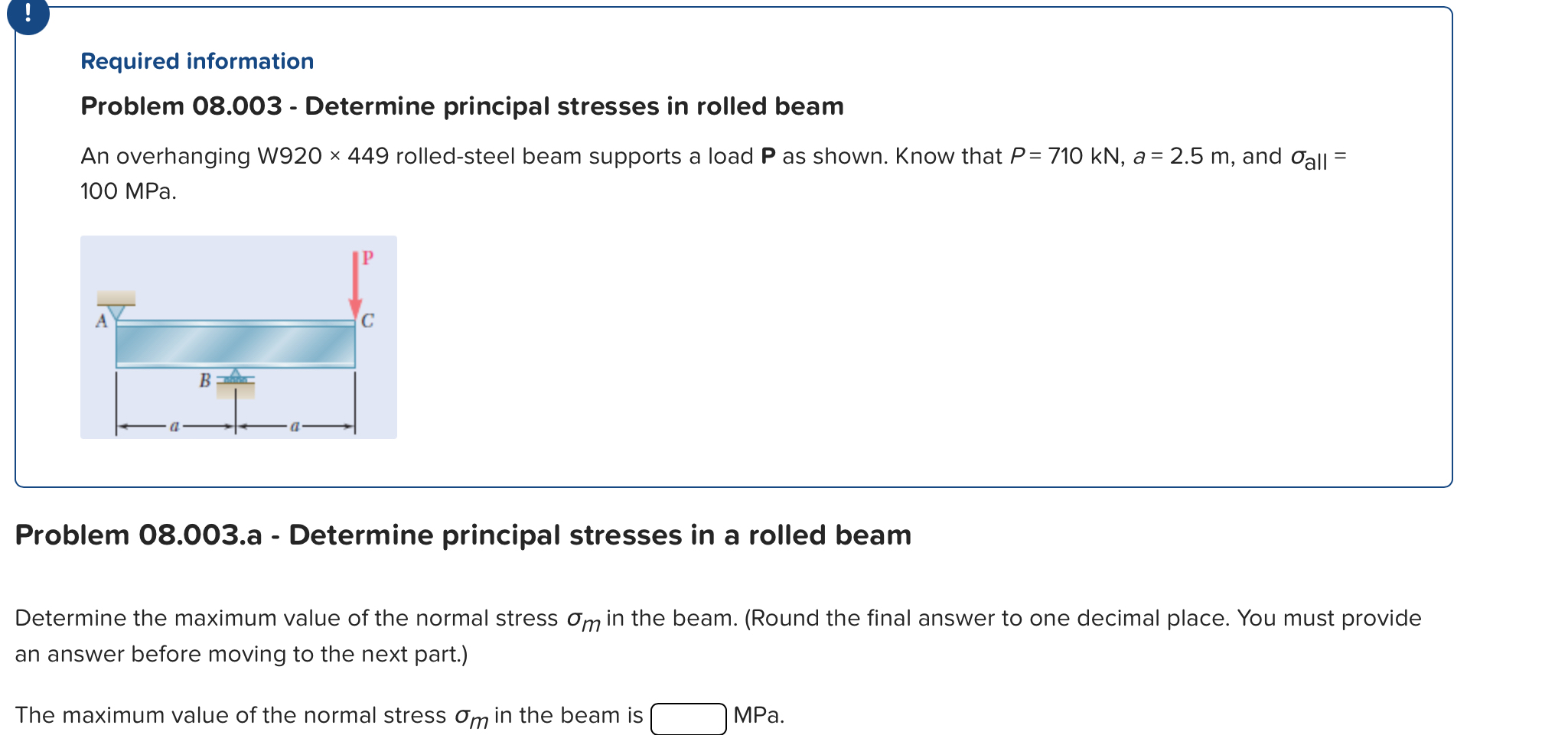 Solved Required informationProblem 08.003 - ﻿Determine | Chegg.com