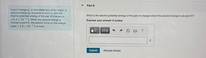 Solved Apoint charge q1 is held stationary at the origin. A | Chegg.com