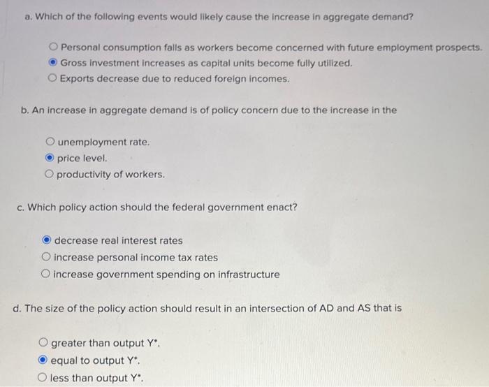 Solved Price Levela. Which of the following events would | Chegg.com