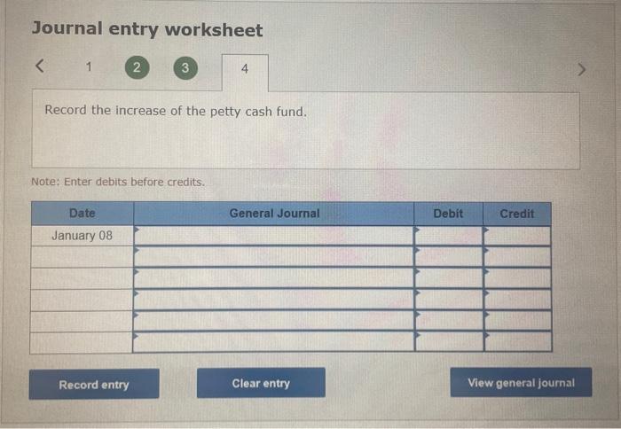 Solved Exercise 8-10 (Static) Petty cash fund accounting LO | Chegg.com Solved Exercise 8-10 (Static) Petty cash fund accounting LO | Chegg.com