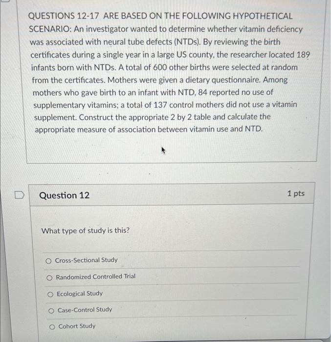 Solved QUESTIONS 12-17 ARE BASED ON THE FOLLOWING | Chegg.com