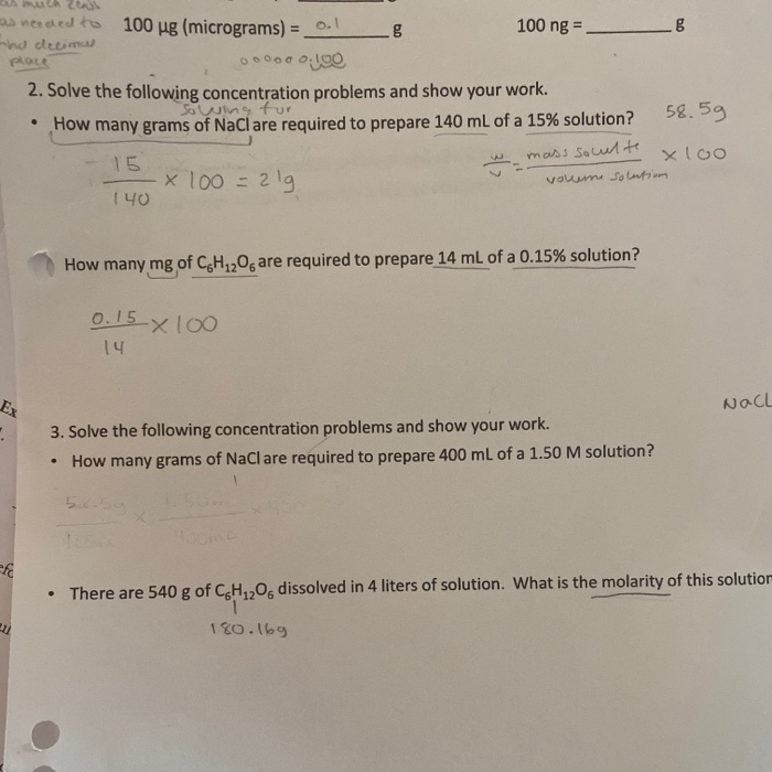 Solved CA bo as needed to 100 ug (micrograms) = _0.1 .8 100 | Chegg.com