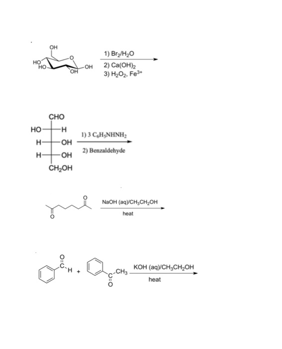 Solved OH HO HO OH 1) Bry/H20 2) Ca(OH)2 3) H2O2. Fe3+ HO H | Chegg.com