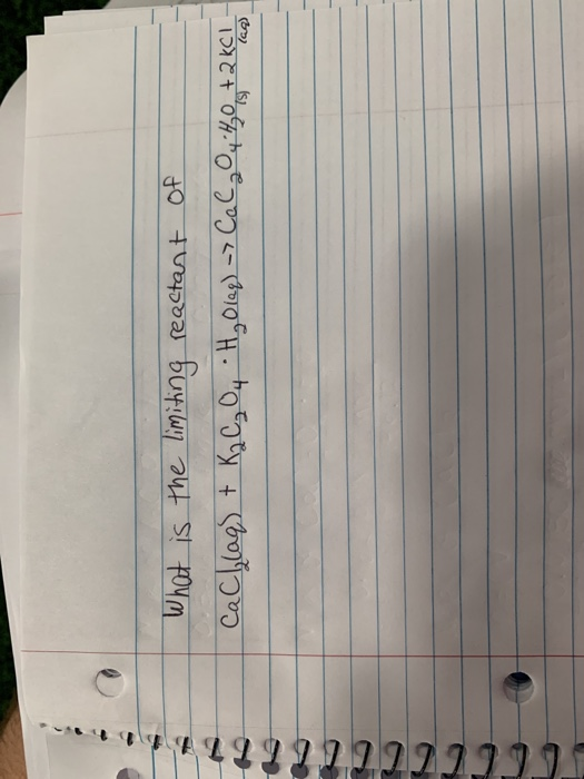 Solved mass of K2C2O4•H2O was 0.326g volume of CaCl2 was 15 | Chegg.com