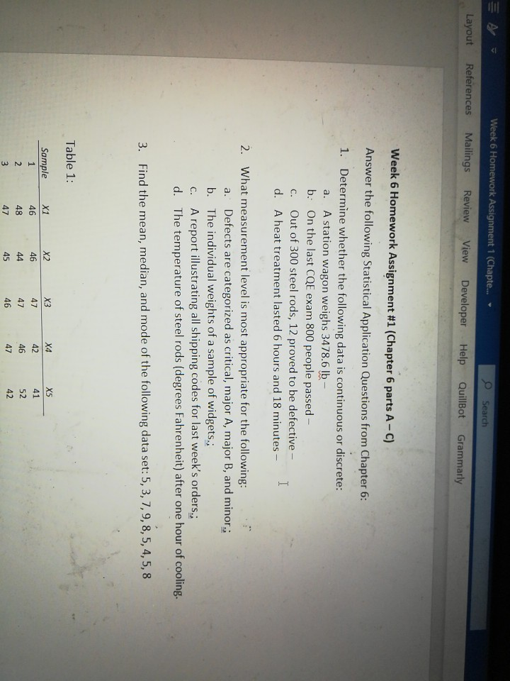 Solved Week 6 Homework Assignment 1 (Chapte... Search Layout | Chegg.com