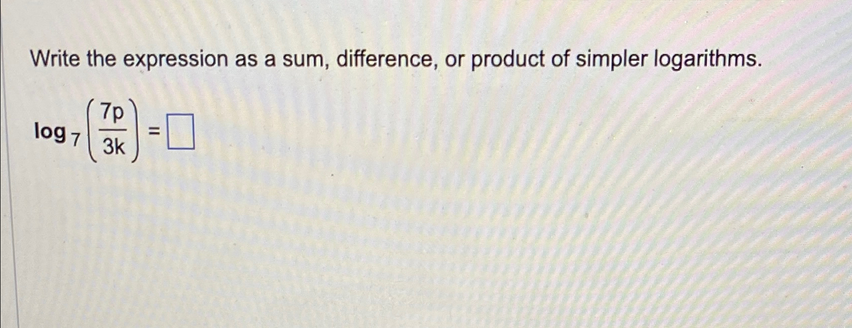 Solved Write the expression as a sum, difference, or product | Chegg.com