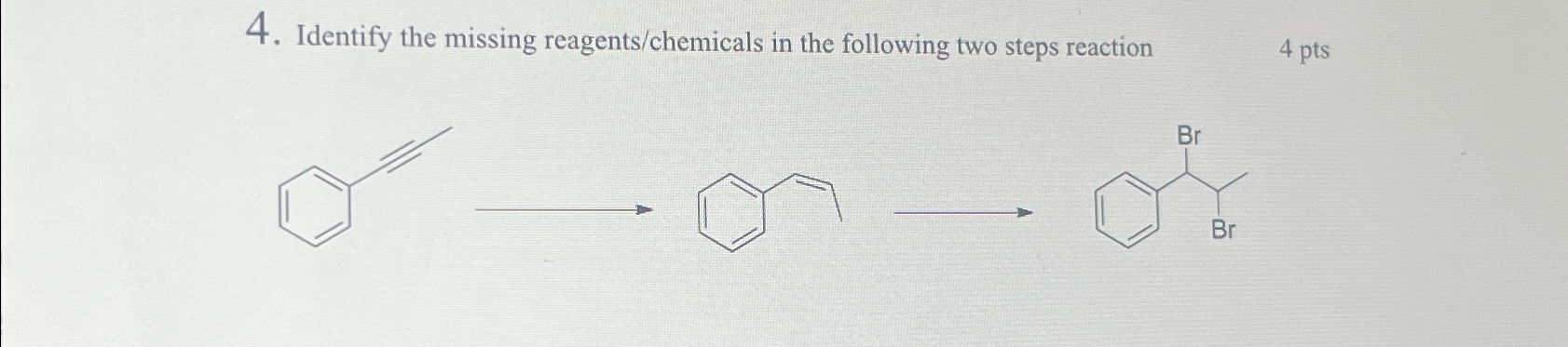 Solved Identify the missing reagents/chemicals in the | Chegg.com