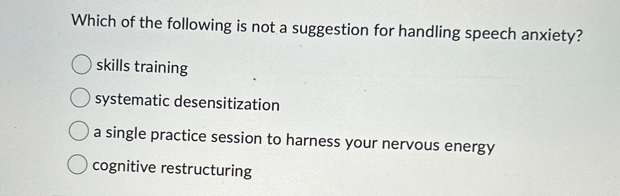 Solved Which of the following is not a suggestion for | Chegg.com