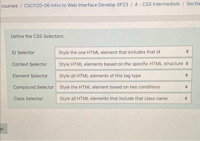 Solved Courses Cscl120 06 Intro To Web Interface Develop