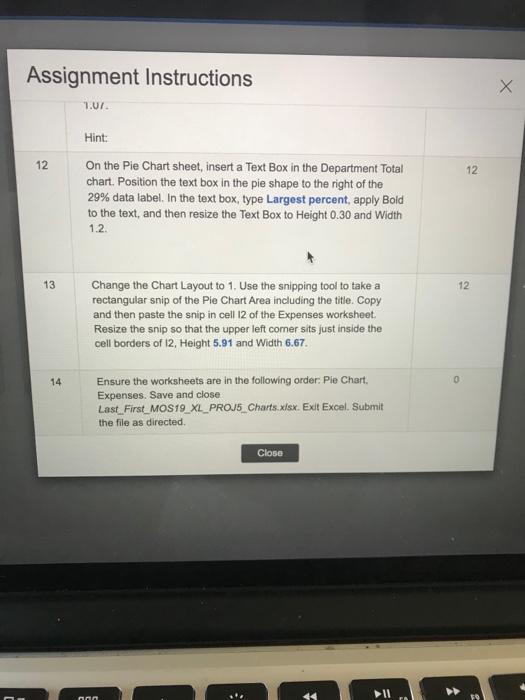 Solved Assignment Instructions Х Step Point Value 1 0 2 8 8 | Chegg.com