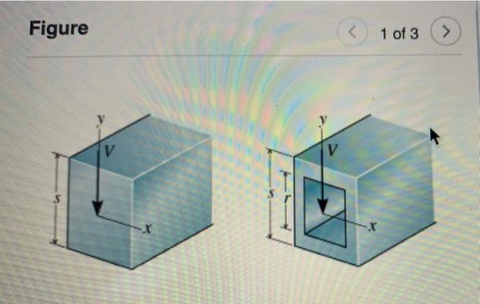 Solved The two square cross sections shown below(Figure 1) | Chegg.com