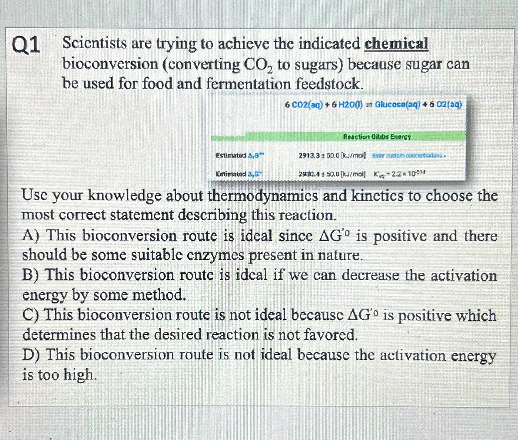 Solved Q1 ﻿Scientists are trying to achieve the indicated | Chegg.com