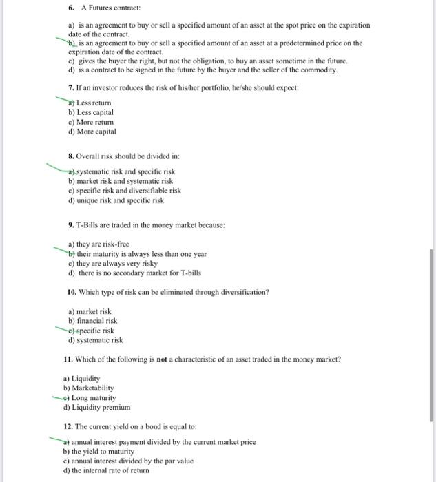 Solved 1. You wish to eam a return of 13% on each of two | Chegg.com
