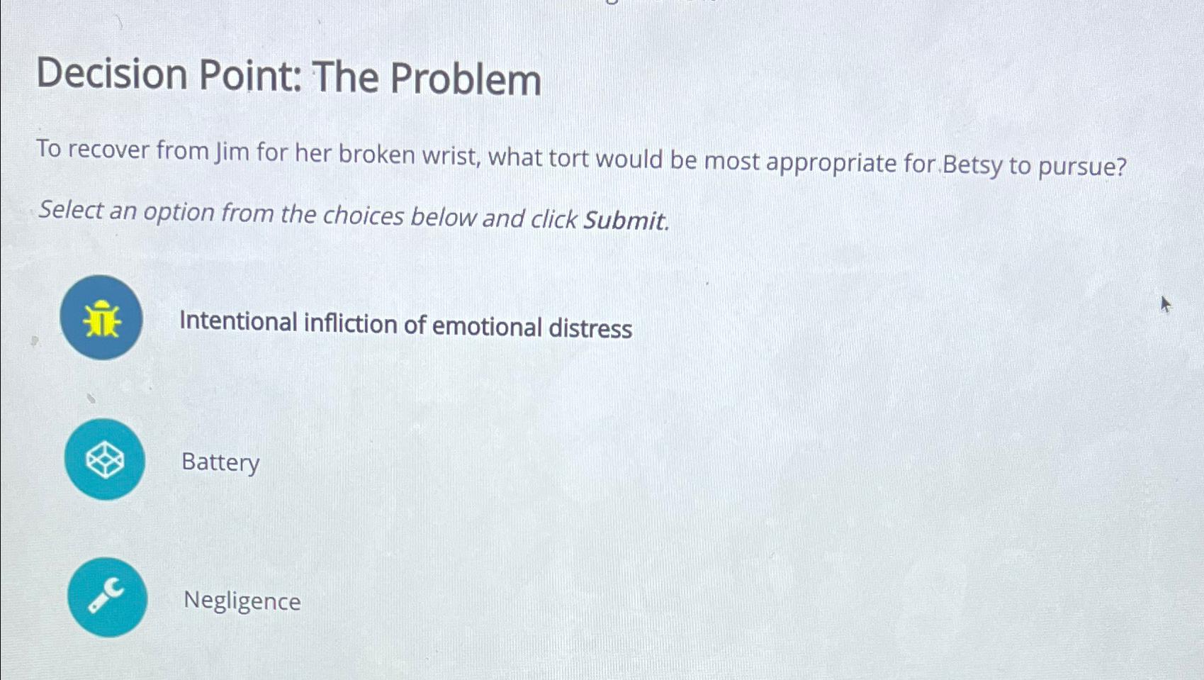Solved Decision Point: The ProblemTo recover from Jim for | Chegg.com