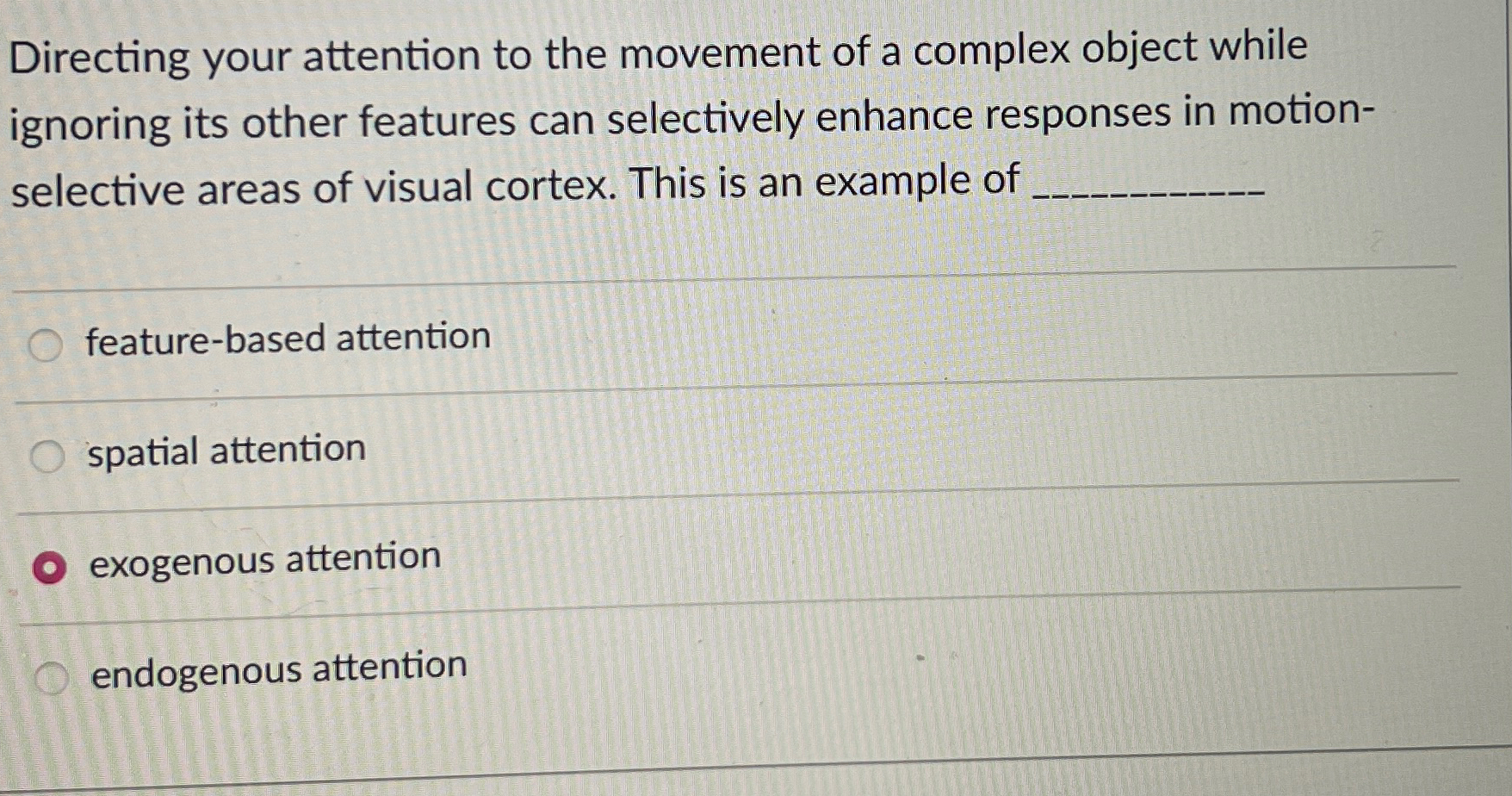 Solved Directing your attention to the movement of a complex | Chegg.com