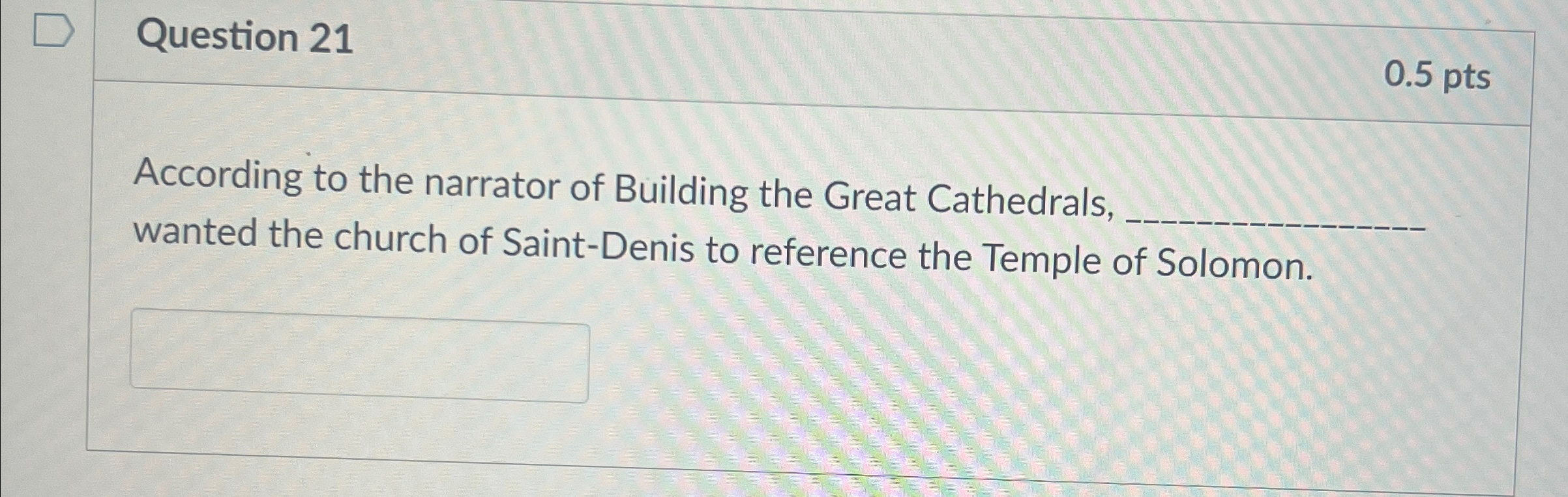 Solved Question 210.5ptsAccording to the narrator of | Chegg.com
