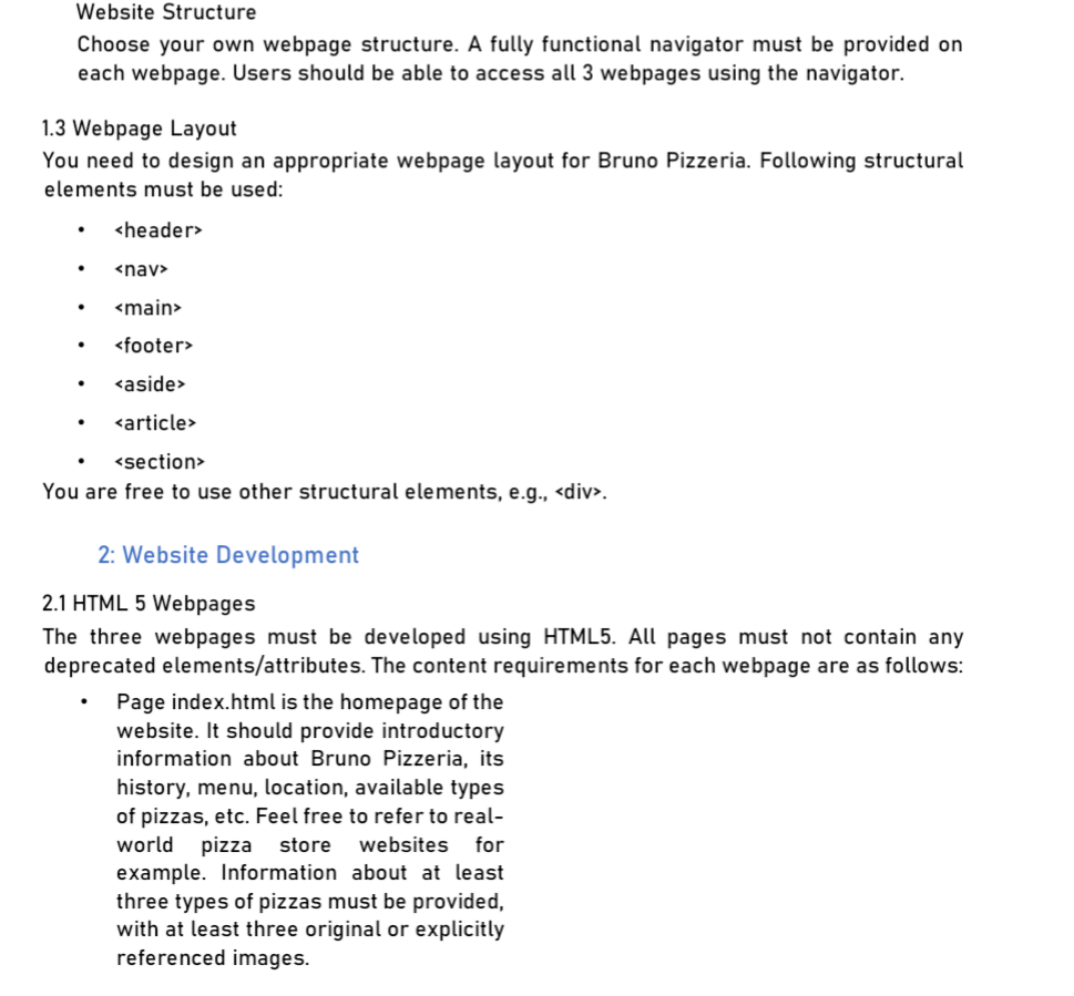 Solved Requirements and Specifications The assignment | Chegg.com