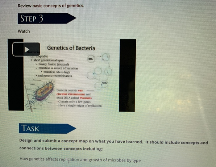 Solved Review basic concepts of genetics. STEP 3 Watch | Chegg.com