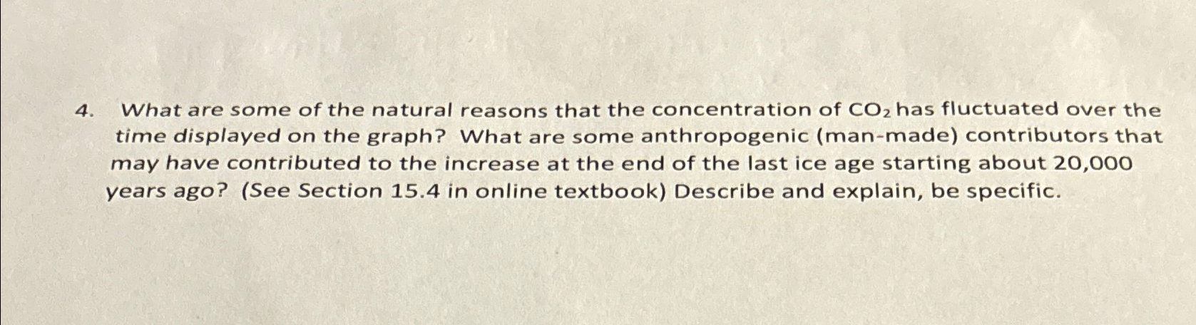 Solved What are some of the natural reasons that the | Chegg.com