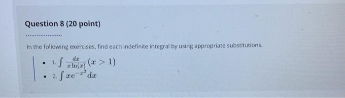 Solved In the following exercises, find each indefinite | Chegg.com