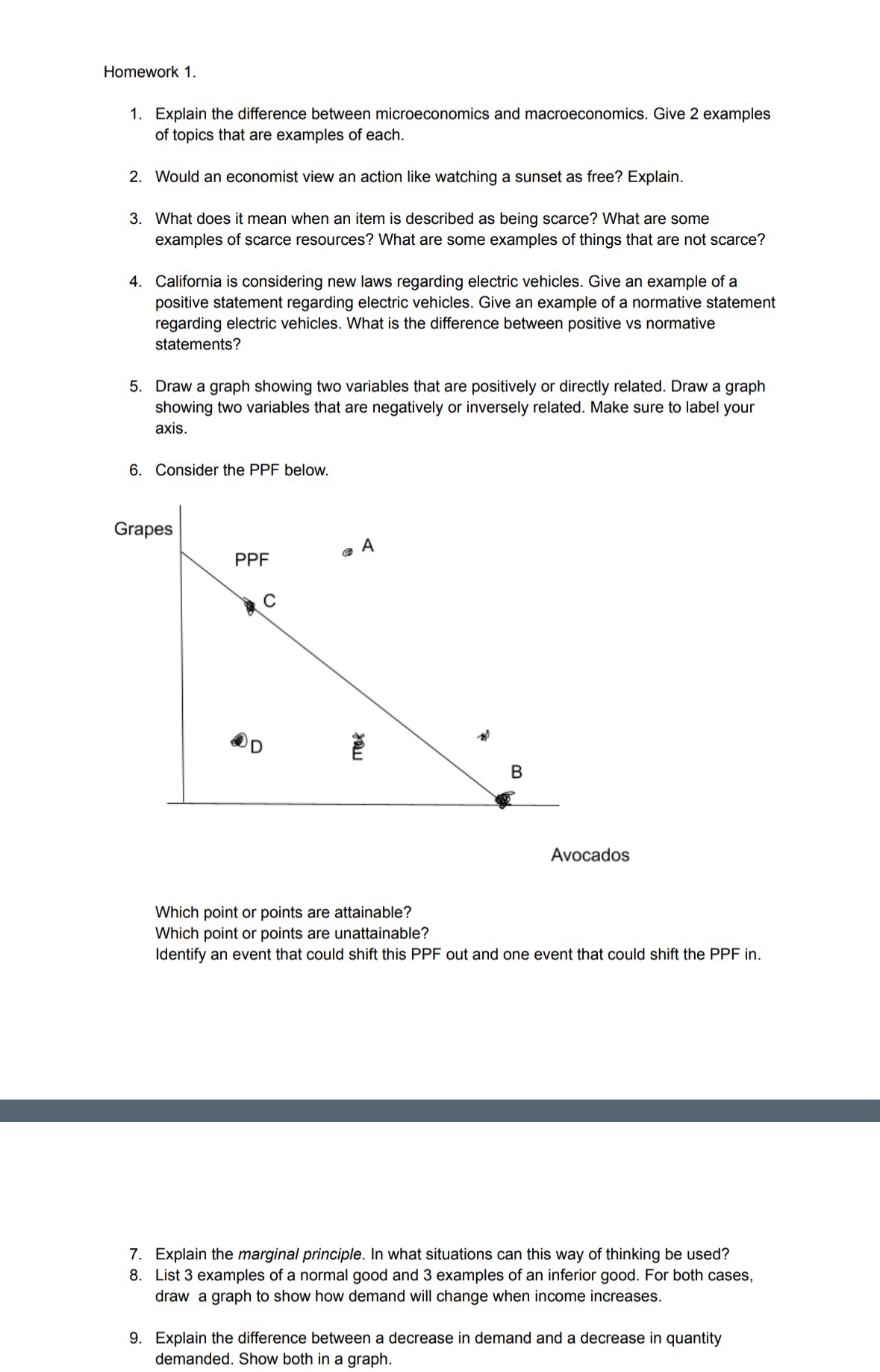 Solved Homework 1.Explain the difference between | Chegg.com