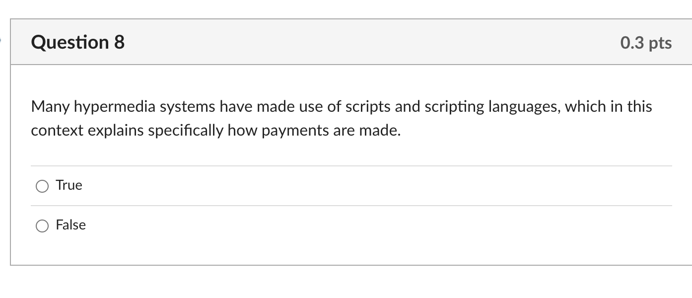 Solved Question 8Many hypermedia systems have made use of | Chegg.com