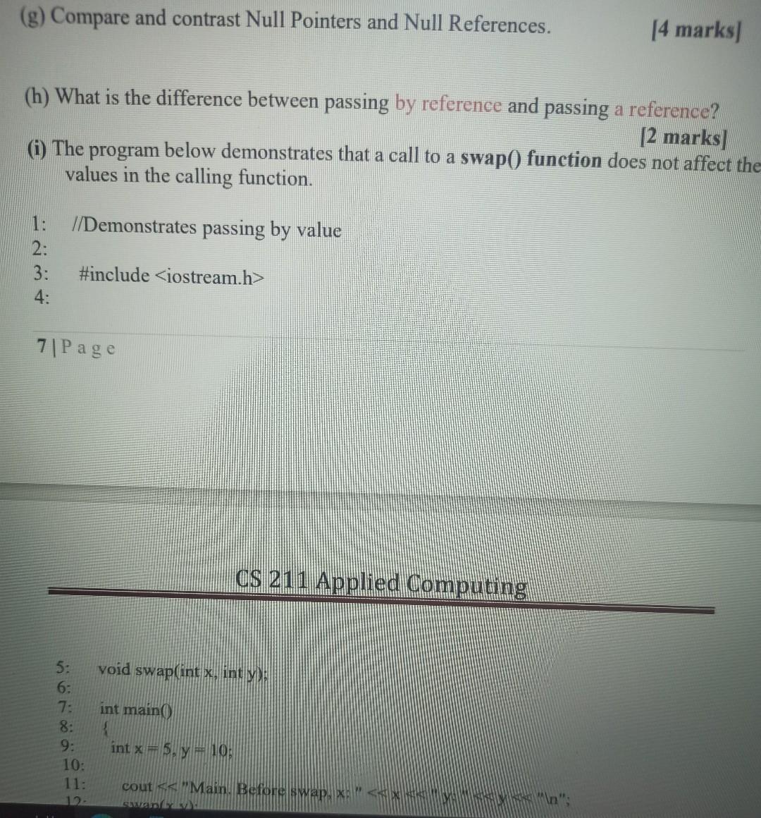 Solved ASSIGNMENT 3 REFERENCES (a) What is a reference? | Chegg.com