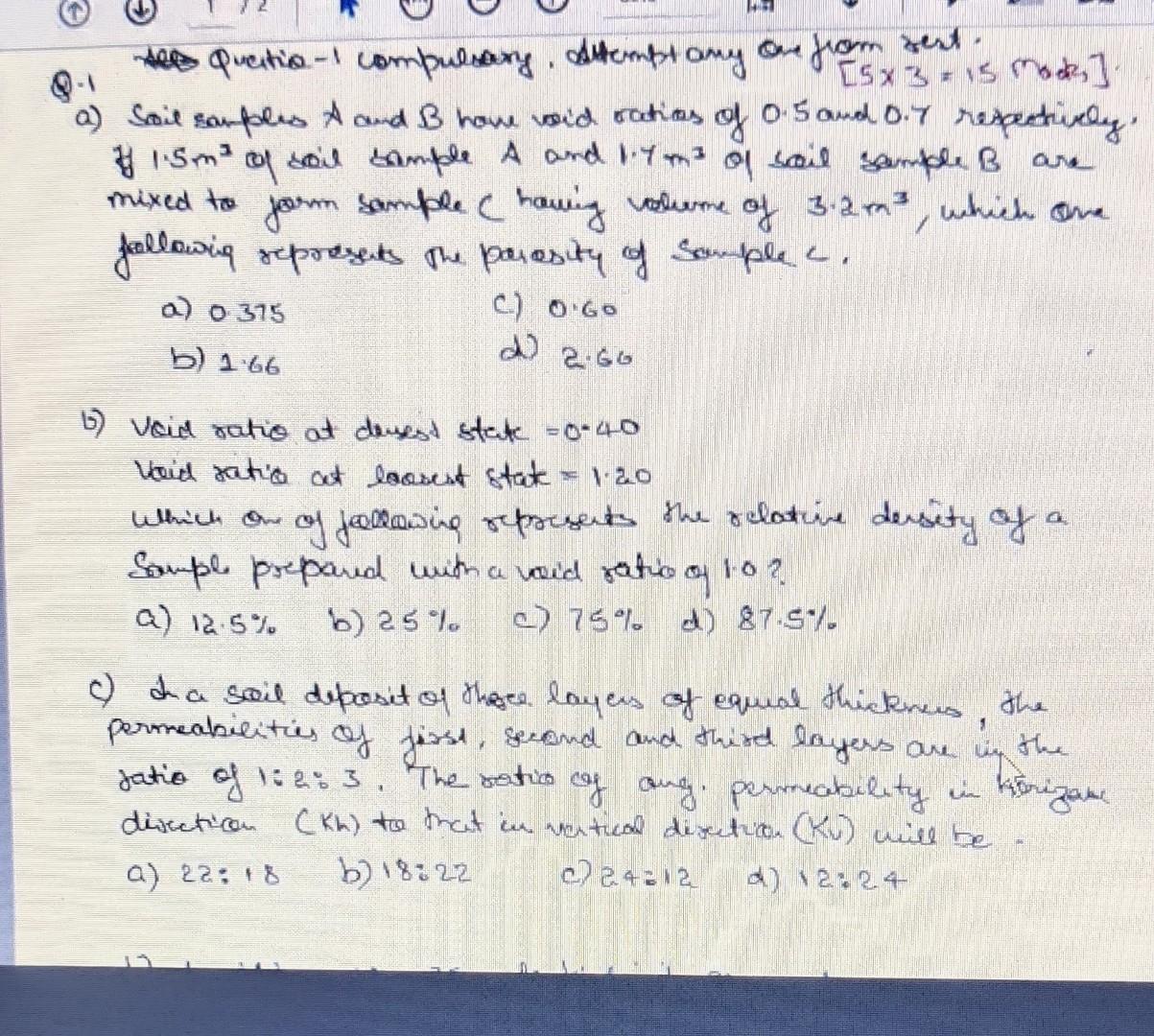 Solved -1 se Questio- compulsary. Altempt any one from rest. | Chegg.com