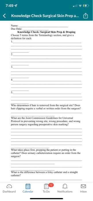 What are the Joint Commission Guidelines for | Chegg.com