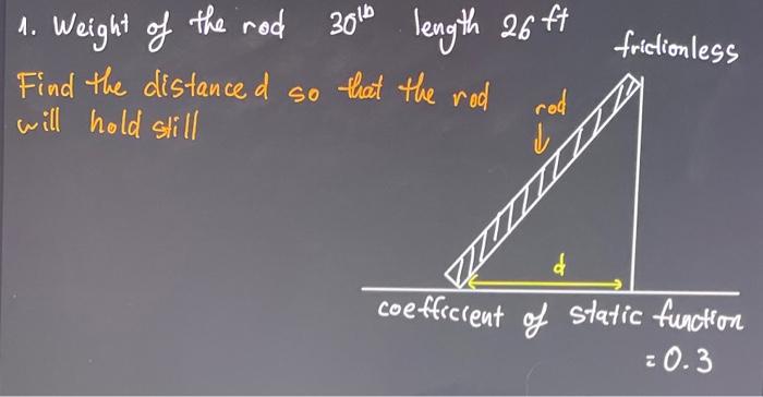 Solved coetficrent of static function =0.3 | Chegg.com