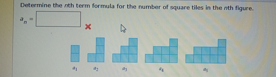 Solved Determine the nth term formula for the number of | Chegg.com