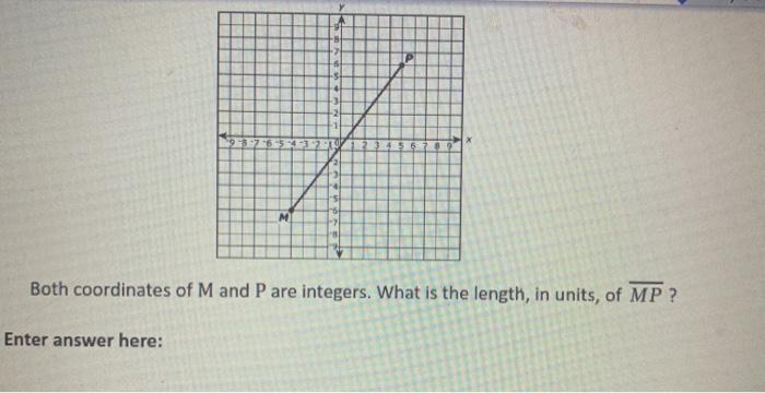 Solved 9375 Both coordinates of M and P are integers. What | Chegg.com