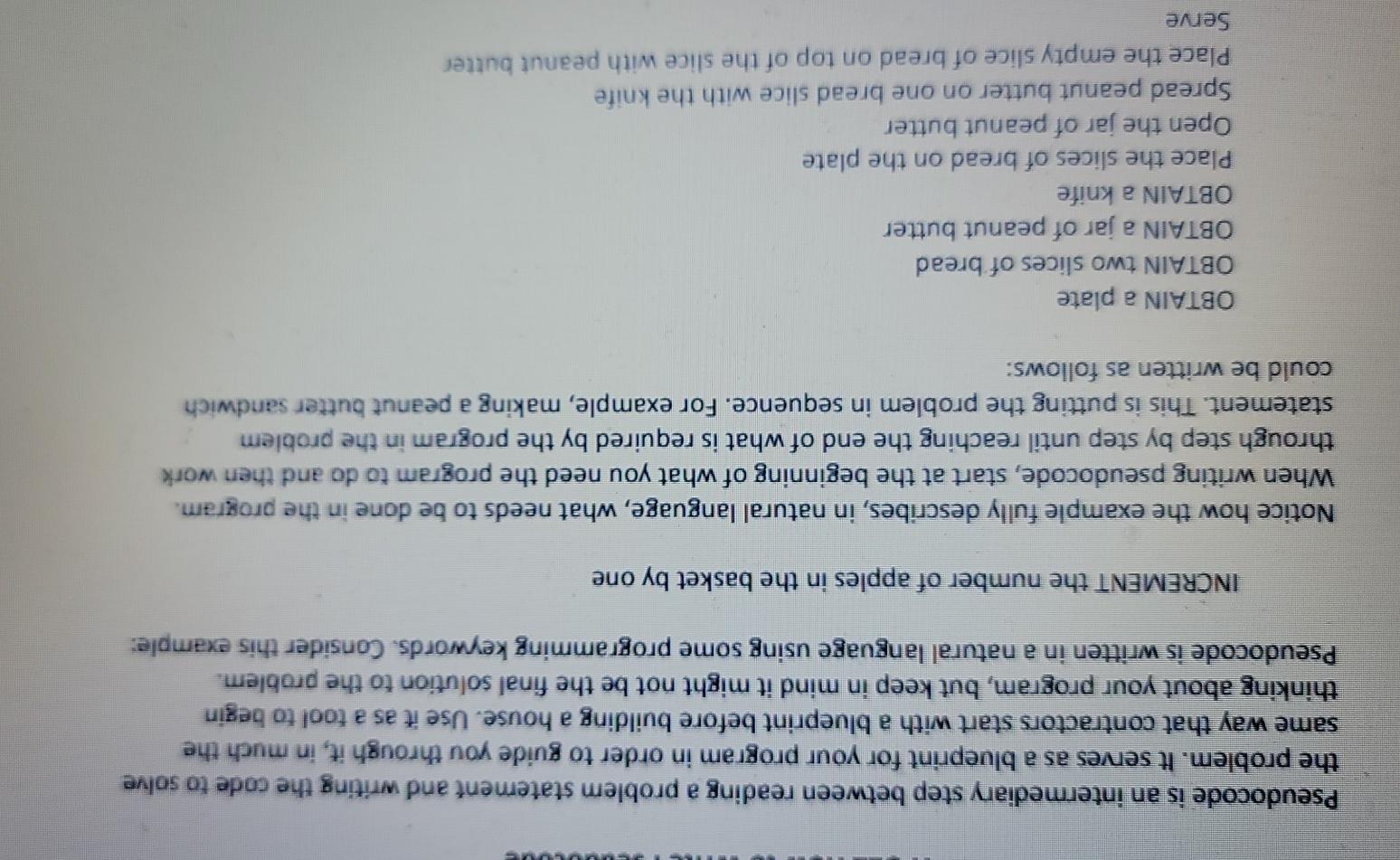Solved 5-1 Final Project Building Block Two: Pseudocode | Chegg.com