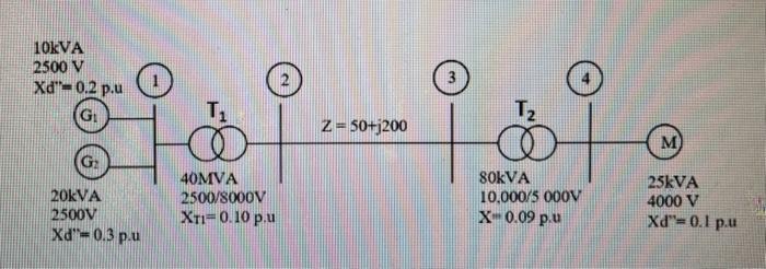 Solved draw per unit reactance diagram | Chegg.com