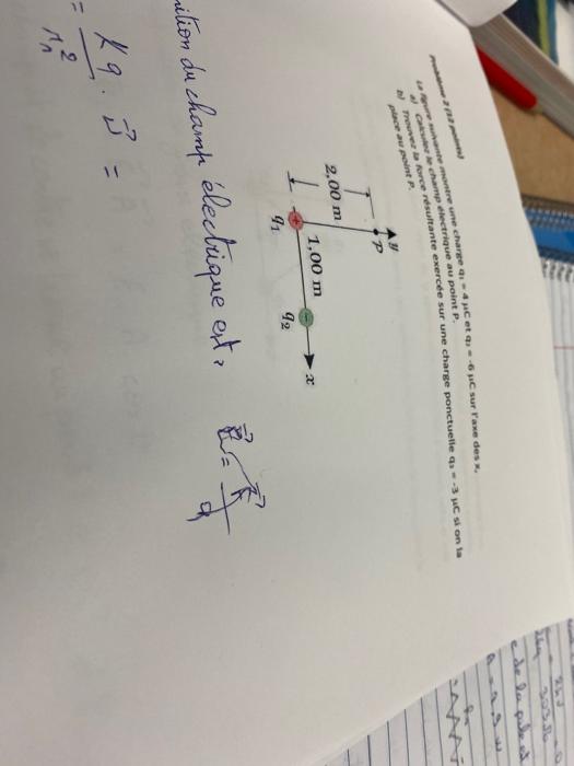 ition du champ électrique est? =λ1249⋅ν= | Chegg.com