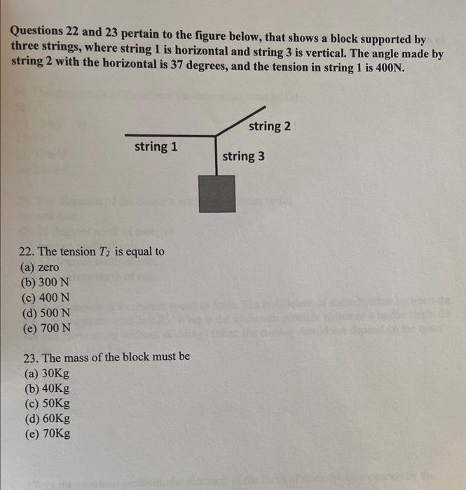 Solved Questions 22 and 23 pertain to the figure below, that | Chegg.com