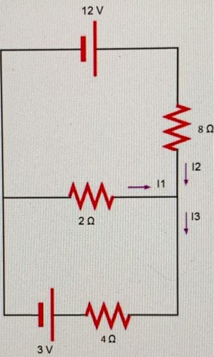 Solved Find the current l1,l2, and l3 in the circuit shown | Chegg.com