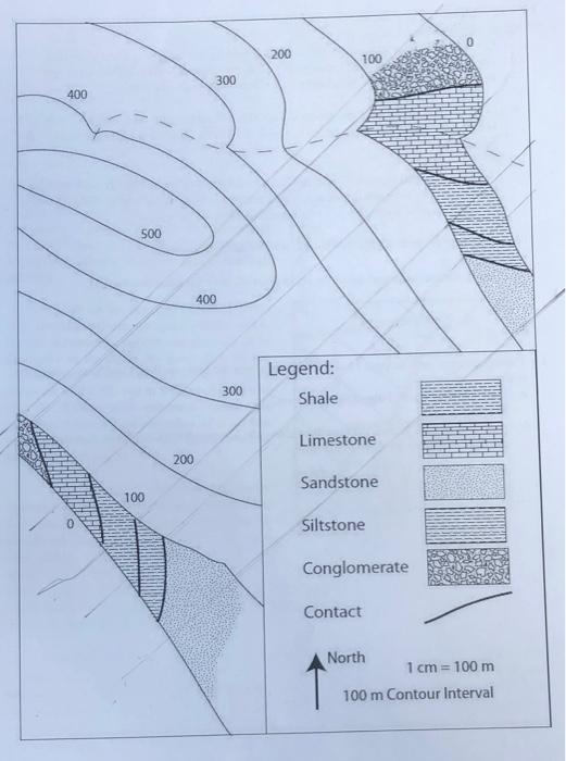 Solved complete the following: a. Draw in 100-meter | Chegg.com