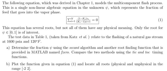 Solved Problem 2: A model for multicomponent, isothermal | Chegg.com