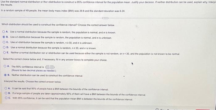 Solved Use the standard normal distrbution or the | Chegg.com