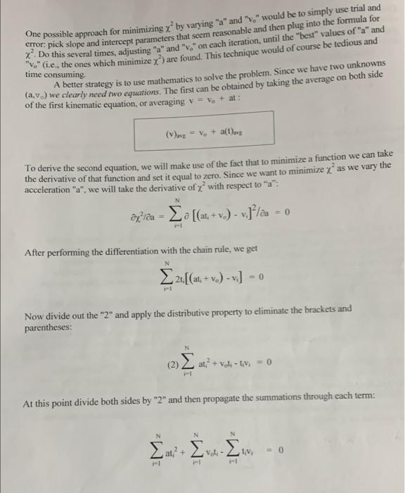 Solved Procedure, Part II Calculate o for the data given in | Chegg.com