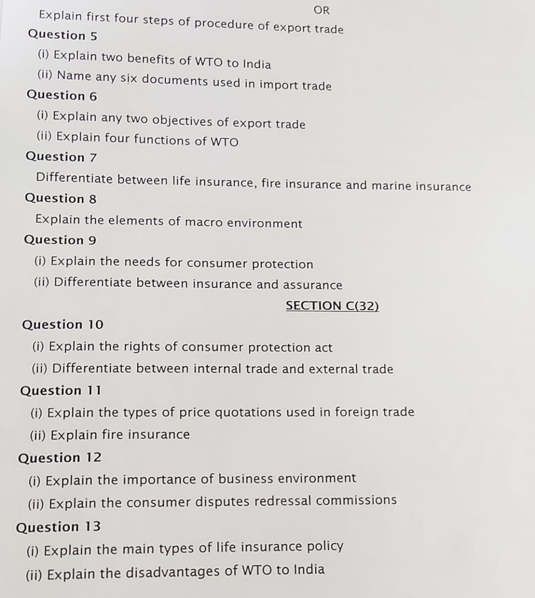 Solved ORExplain first four steps of procedure of export | Chegg.com