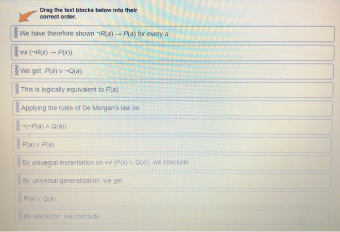 Solved Use the rules of inference to show that if V x (PX) | Chegg.com