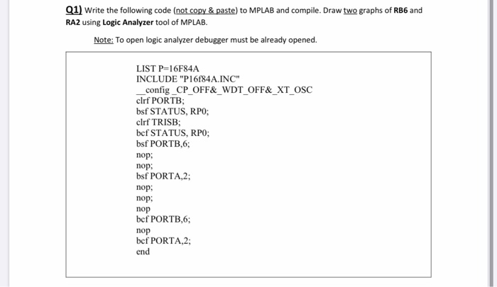 Q1) Write the following code (not copy & paste) to | Chegg.com