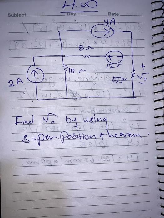 Solved Find 0 by using supen positton the ovem | Chegg.com